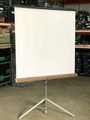 Draper Projection Screen 4'x4' & Tripod | eBay