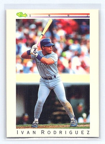 1992 Classic I Ivan Rodriguez #T77 Texas Rangers | eBay