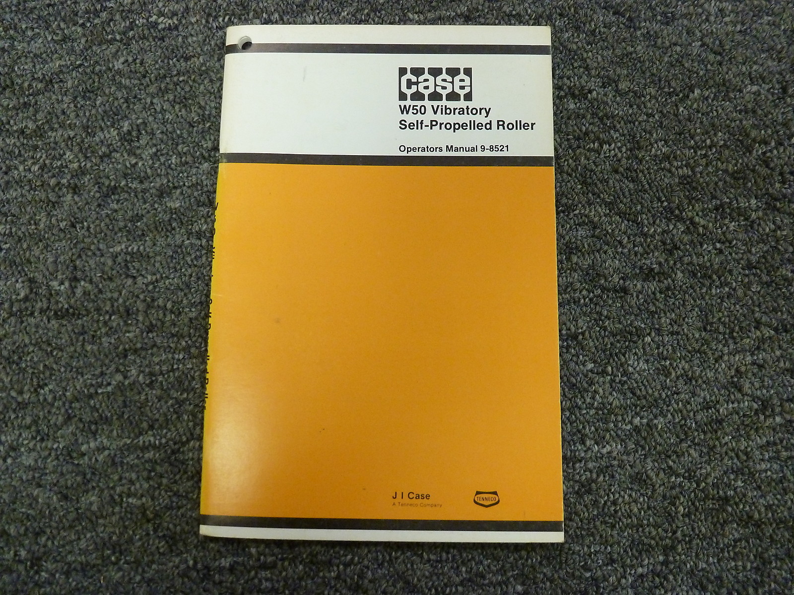 J I Case W50 Vibratory Self Propelled Roller Owner Operator Manual 9 ...