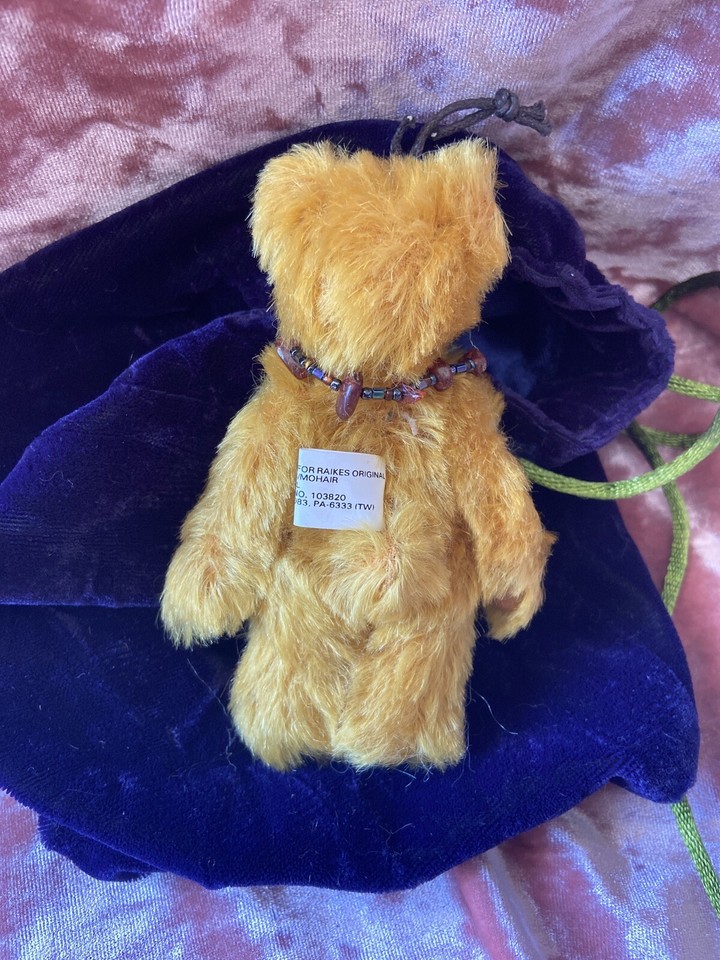 MINIATURE RAIKES TEDDY BEAR 4" ENCHANTABLE STARFISH METAL FACE | eBay