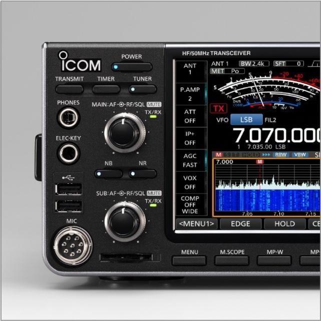 IC-7610 HF+50MHz 100W Transceiver The Latest Most Powerful Combat Model ...