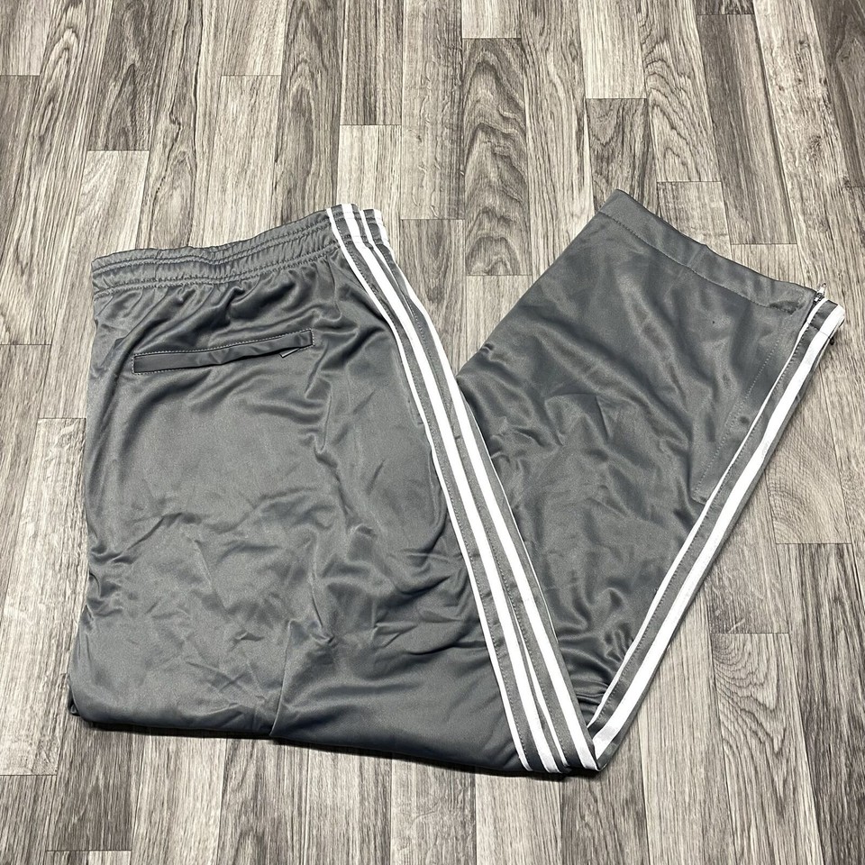 ACTIVE JOE Stretch Waist Gray Activewear Track Pants Men's Size XX / R ...
