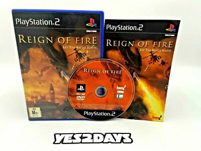 SONY PlayStation 2 Game Reign Of Fire Let The Battle Ignite MINT DISC ...