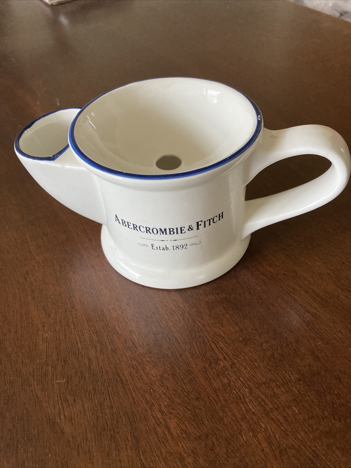 Abercrombie and Fitch Vintage Prinknash Pottery Mug White preowned EUC ...
