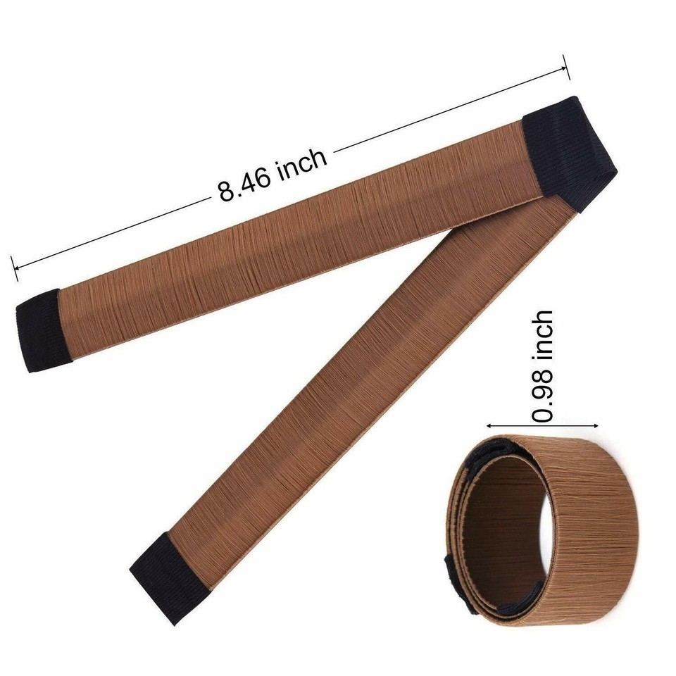 TRIXES Hair Bun Snap Bands x3 NEW Hair Bun Styling Messy Bun Hair ...