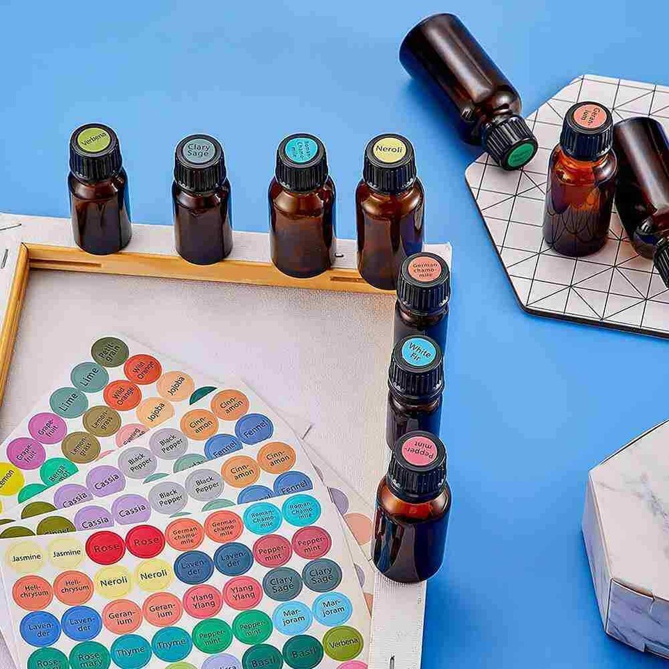 441 Piece Essential Oil Roll On Vials Spray Bottle Book Guide Roller ...