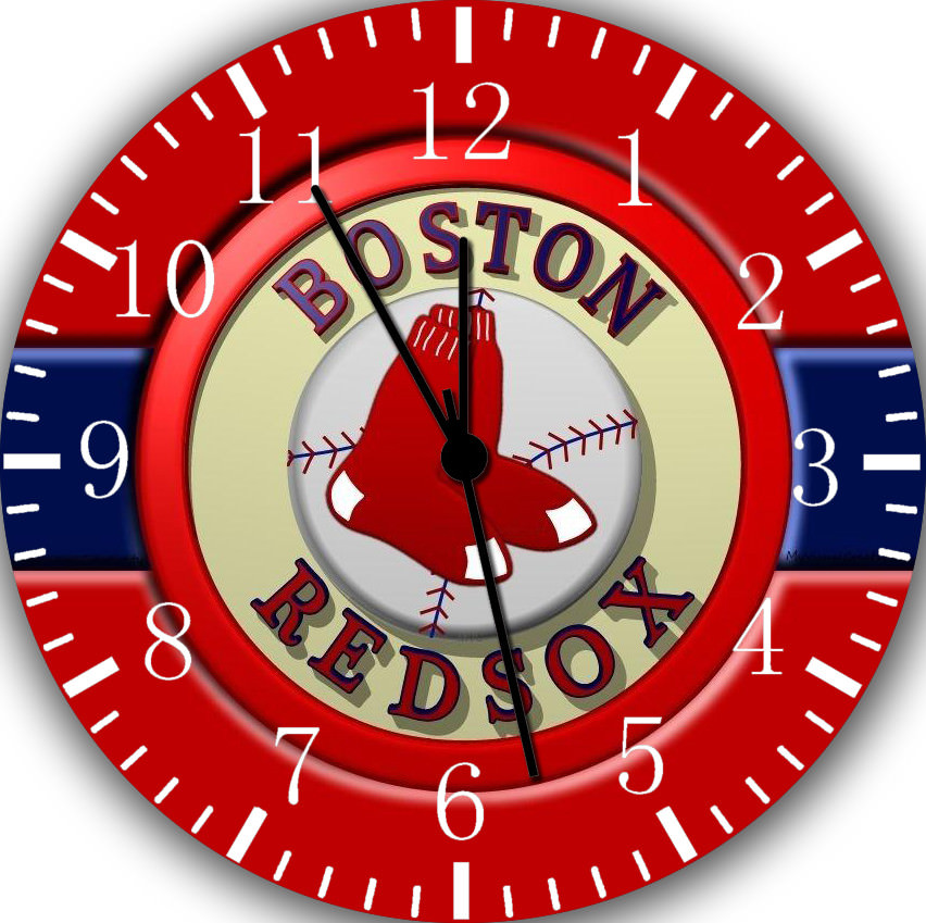 Boston Red Sox Frameless Borderless Wall Clock Nice For Gifts or Decor ...