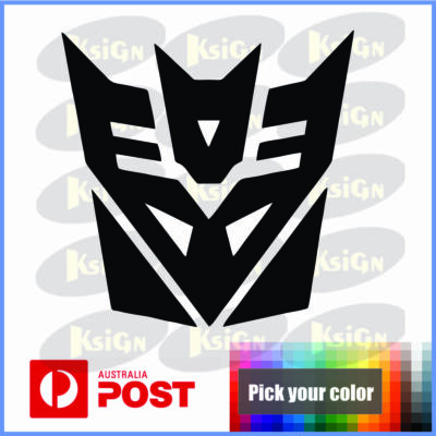 TRANSFORMER DECEPTICONl car waterproof DIY sticker decal design multi ...