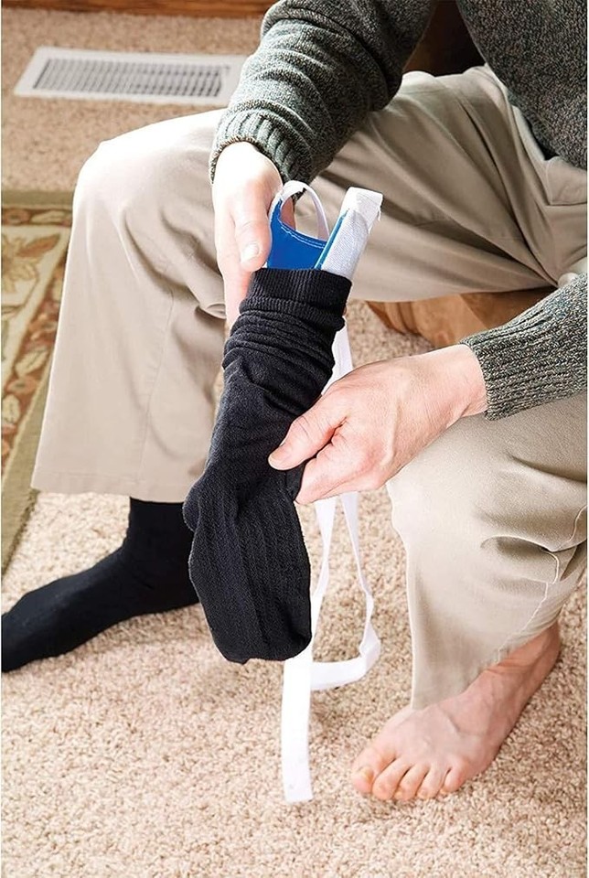 Sock Aid Sock Helper Puller Easy On Off Pulling Assists for Elderly ...
