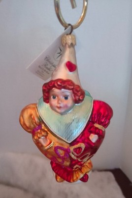 Vintage Christopher Radko Dear to My Heart Clown Christmas Ornament ...