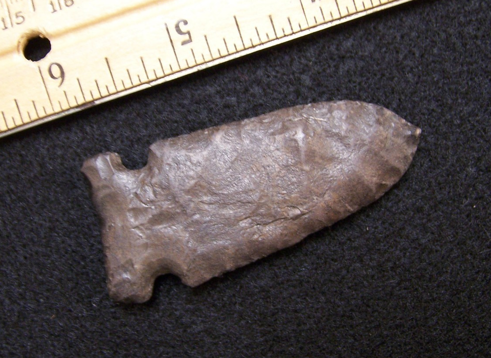 AUTHENTIC MIDDLE ARCHAIC BIG SANDY POINT OF COSHOCTON CHERT FROM OHIO ...