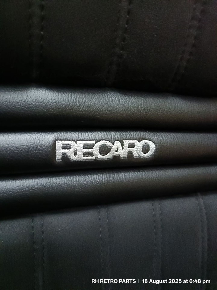 RECARO LX B Pair JDM Authentic Recaro Reupholstered Synthetic Leather ...
