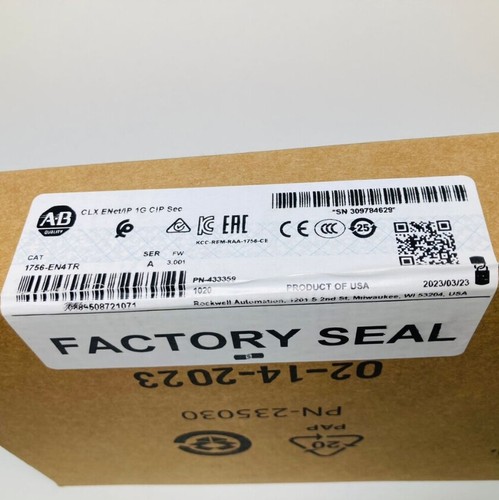 Allen-Bradley 1756-EN4TR ControlLogix Dual Port EtherNet US New Factory ...