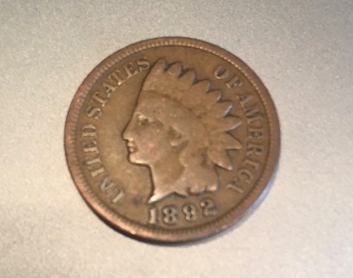 1892 Indian Head Cent Penny - Very Fine Condition | eBay