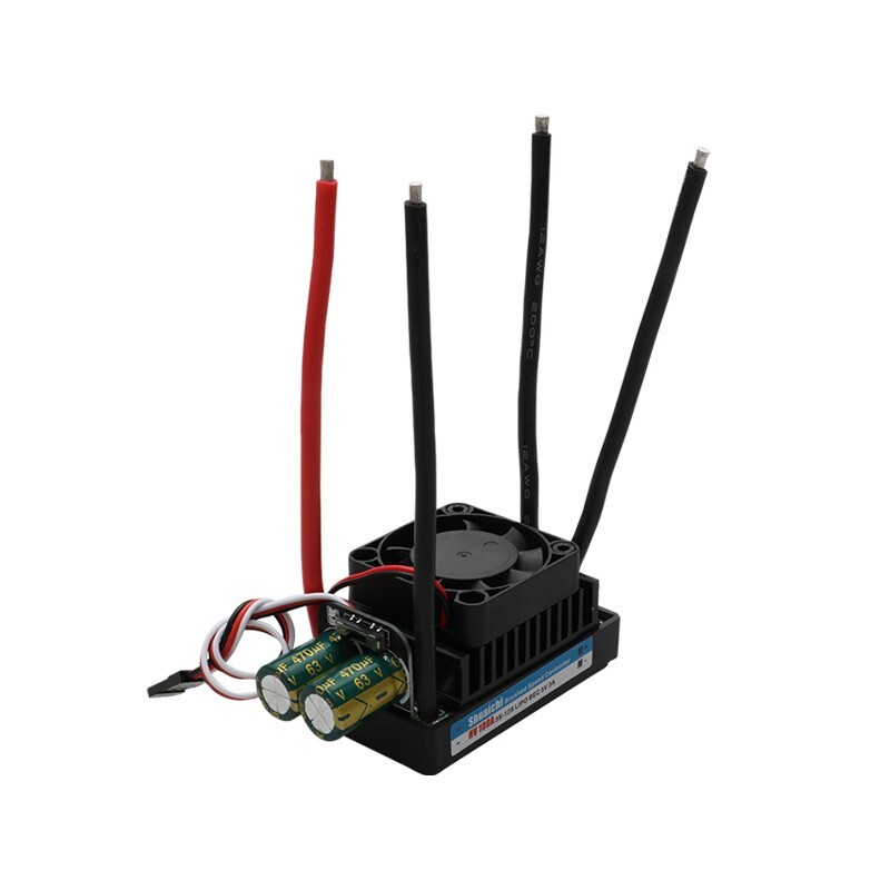 100A 12V-48V 3S-12S Dual-way Brushed ESC Speed Controller for RC Car ...