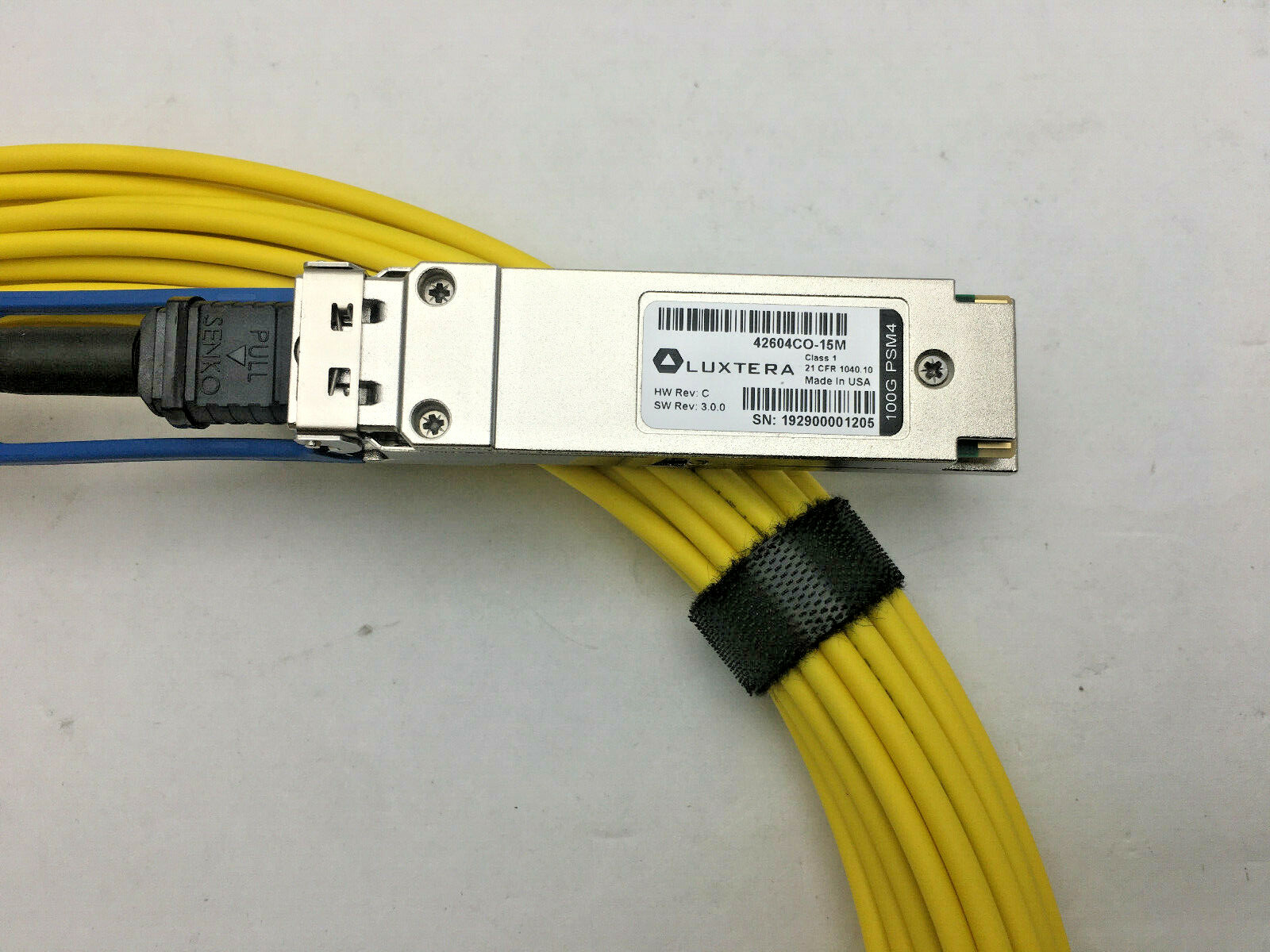 Luxtera LUX42604CO-MT1500 100G 21CFR 1040.10 42604CO-15M Class 1 PSM4 ...