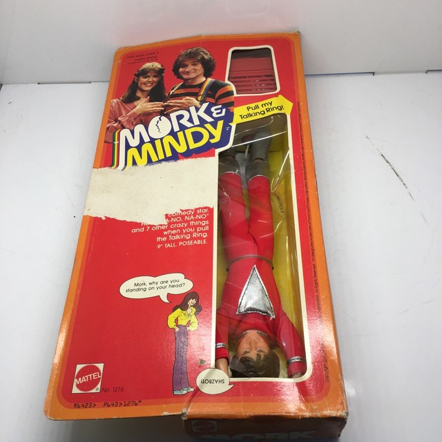 Mork and Mindy Action Figure Doll With Talking Spacepack Mattel 1979 ...