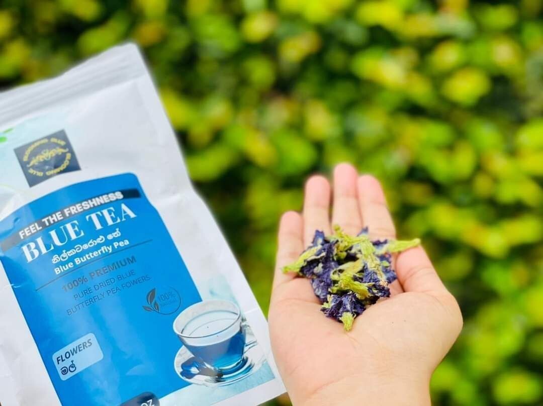 Dried Blue Butterfly Pea Flower 100%Pure Organic Whole Premium Ceylon ...