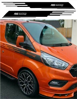 FORD TRANSIT CUSTOM RS EDITION DECAL SPORT DECAL VINYL STICKERS VAN ...