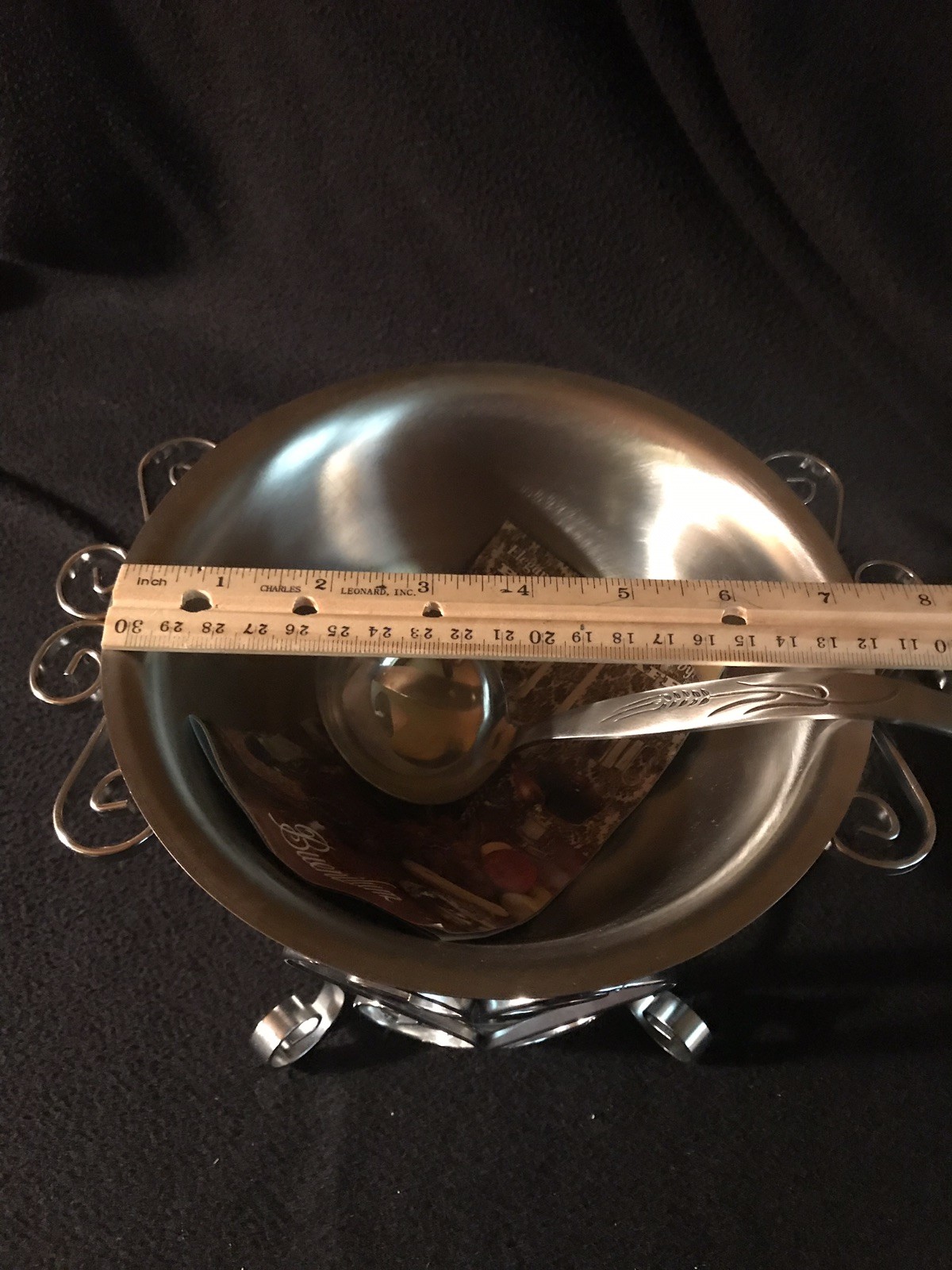 ~Vintage~ Chaffing/Gravy Dish ~ Votive Candle Holder/Ladle | eBay