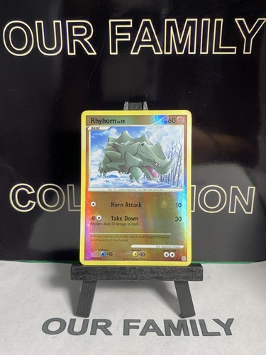 Rhyhorn 95/130 Reverse Holo Diamond & Pearl Base Set Pokémon TCG Common ...