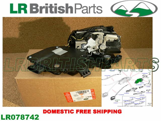 Land Rover Range Rover Sport L494 Rear Right Door Latch LR078742 OEM ...
