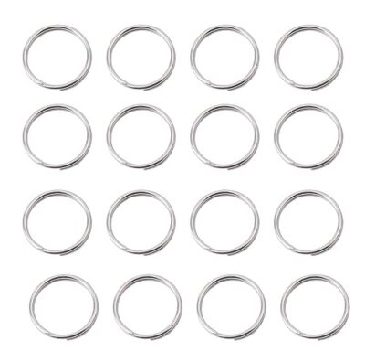 3/4 Inch Split Rings,Stainless Steel Round Key Ring Dog ID Ring, Key ...