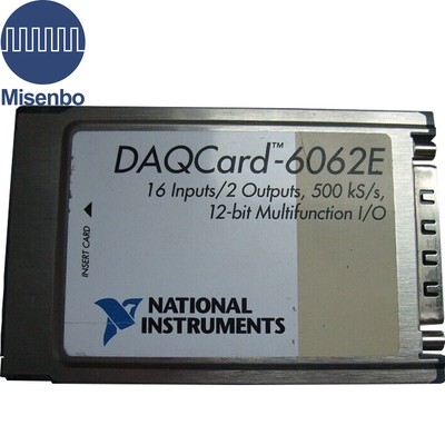 National Instruments DAQCard-6062E NI DAQ PCMCIA 12-bit I/O Card ...
