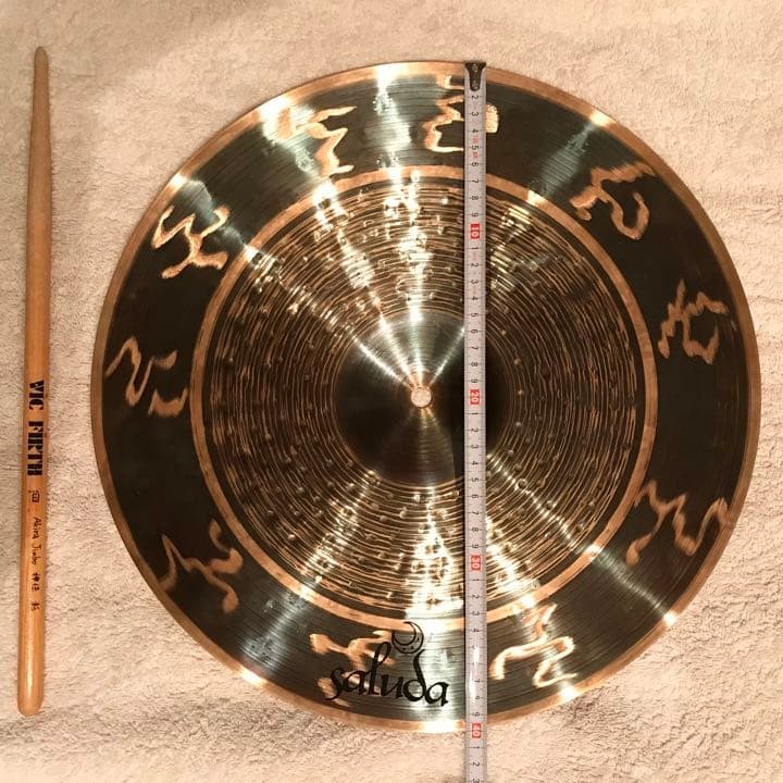 Saluda Prototype T6 Tesla 16" Crash Cymbal Used Musical Instrument | eBay