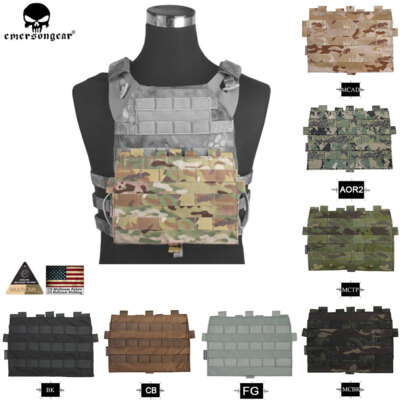 Emerson Tactical Vest Front Molle Panel Flap Carrier Plate for JPC 2.0 ...