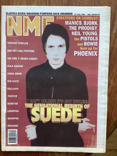 New Musical Express NME 27th July 1996, Suede, Manics, Bowie, Pistols ...