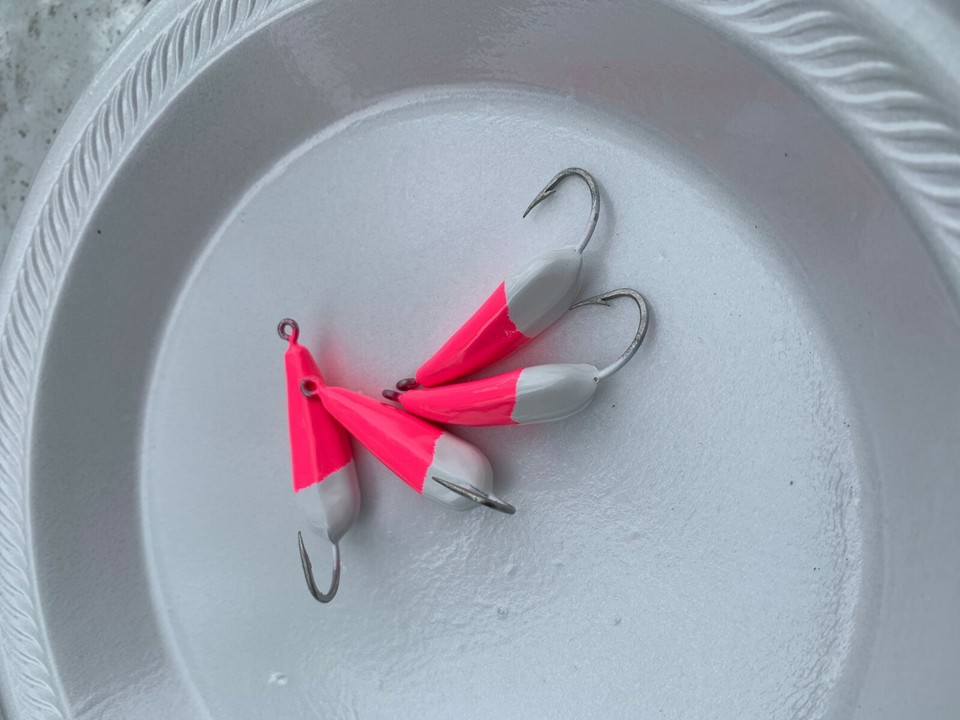 3/4 Oz Pompano Goofy Silly Jigs Lot 10 Pack Bluefish Mackerel Trout | eBay