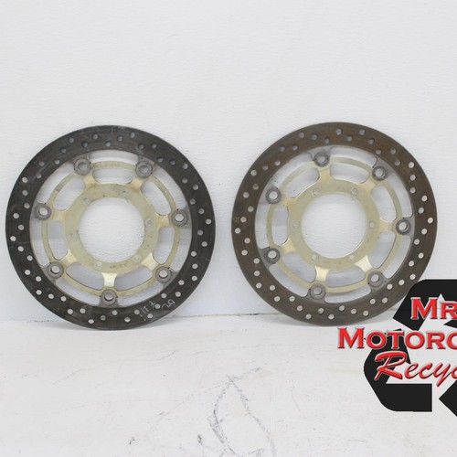 99-00 HONDA CBR600 600 F4i OEM PAIR FRONT BRAKE DISC ROTOR A8 | eBay