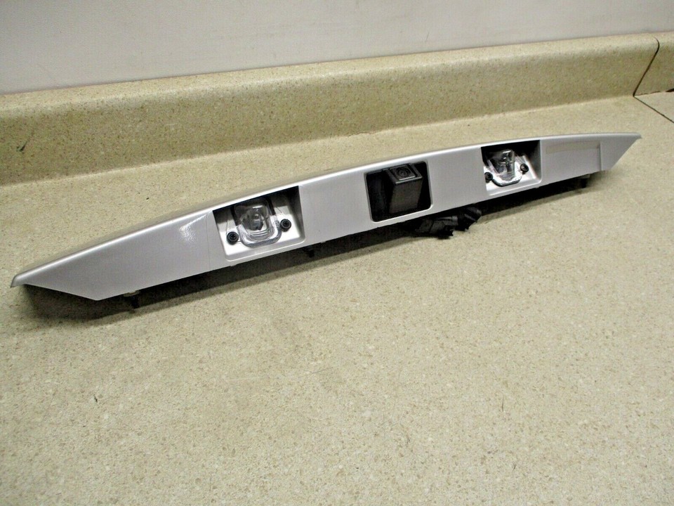 2009 to 2014 Yukon Liftgate License Plate Trim Applique w/ Back Up ...