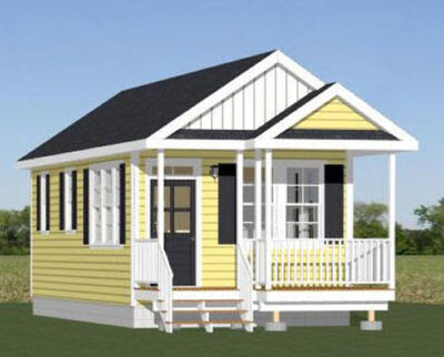 14x30 Tiny House -- 419 sq ft -- PDF FloorPlan -- Model 1B | eBay
