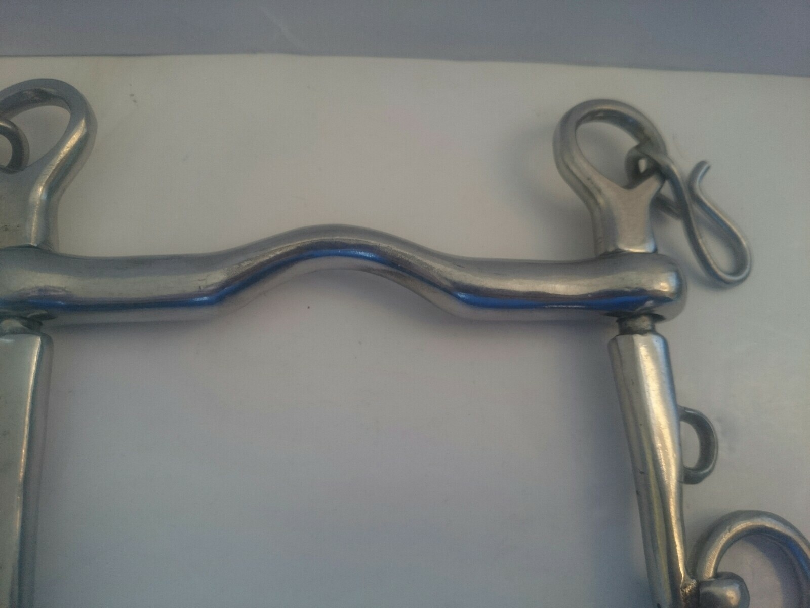 Sliding Cheek Ported Weymouth curb bit lightweight show pony 4" (713 ...