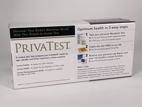 Official Genuine Trump Network PrivaTest Urine Test Kit NEW SEALED | eBay