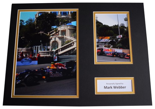 Mark Webber SIGNED autograph 16x12 photo display Formula 1 Motor Sport ...