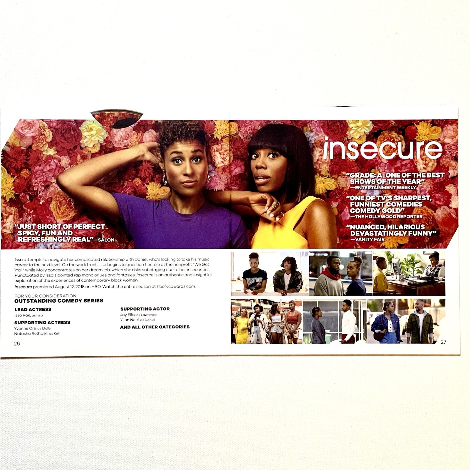 INSECURE Issa Rae & Yvonne Orji HBO EMMY AWARD FYC DVD 2 Episodes 2019 ...
