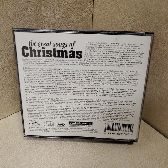 The Great Songs of Christmas 5 CD Set Over 90 Tracks for sale online | eBay