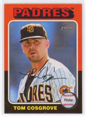 2024 Topps Heritage Flip Stock Tom Cosgrove San Diego Padres #85 | eBay