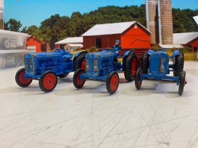 FORDSON.MAJOR.DEXTER.TRACTORS. x3. & 4 WHEEL TURNTABLE TRAILER ...