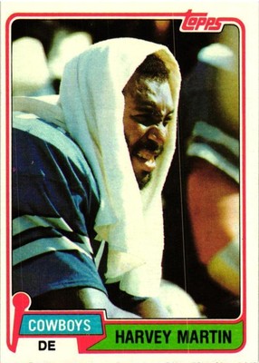 HARVEY MARTIN 1981 Topps Football #15 $1 Items MUST Buy 2 to Qualify ...