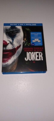 Joker (Blu-ray DVD Digital Copy, 2019, 2-Disc Set w Slipcover) PRE ...