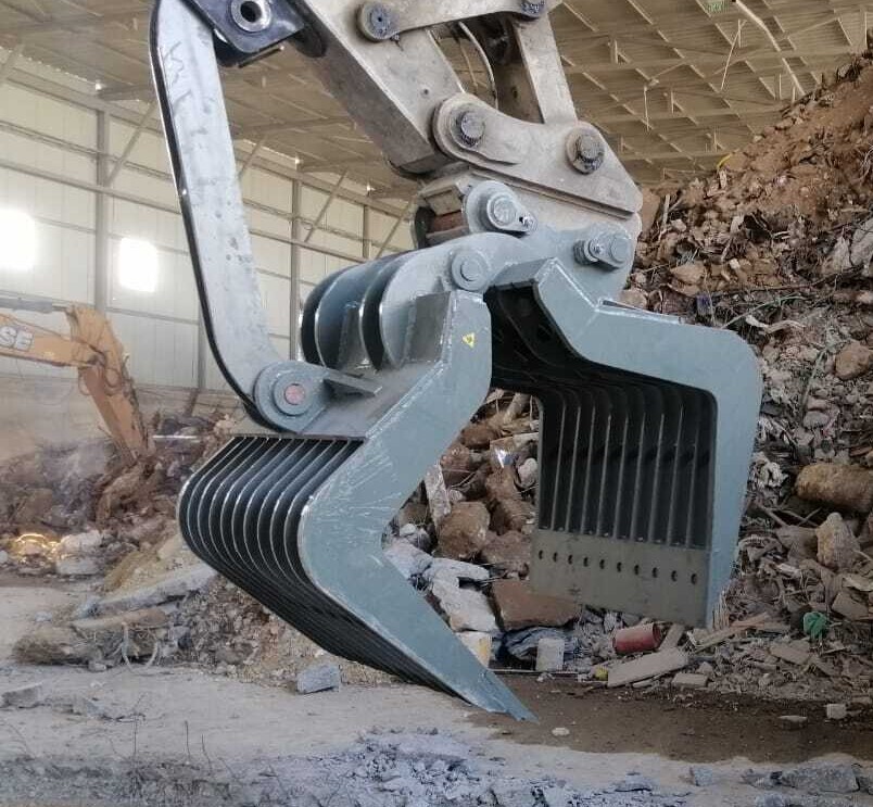excavator selector grab waste scrap demolition for 360 diggers inc pins ...