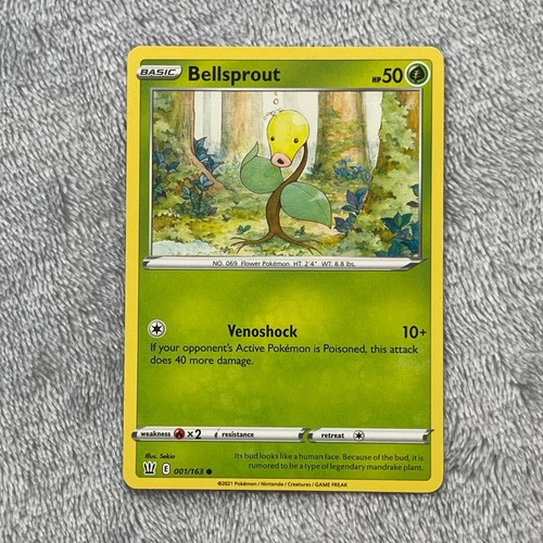 Bellsprout 001/163 - Battle Styles - Common - Pokemon Card TCG - LP ...