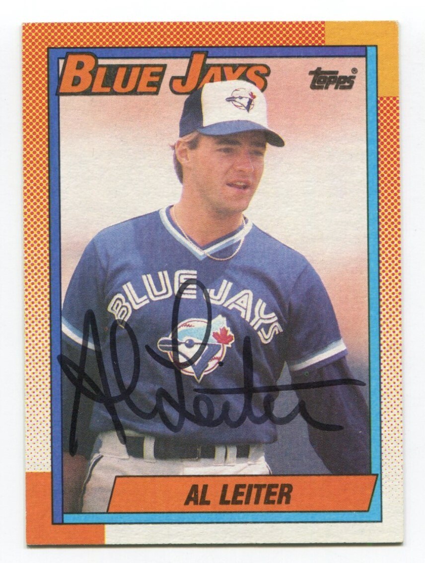 1990 Topps Al Leiter Signed Baseball Card Autographed AUTO #138 | eBay