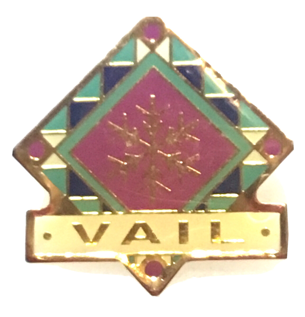 Vale Mountain Ski Resort Pin Snowflake | eBay