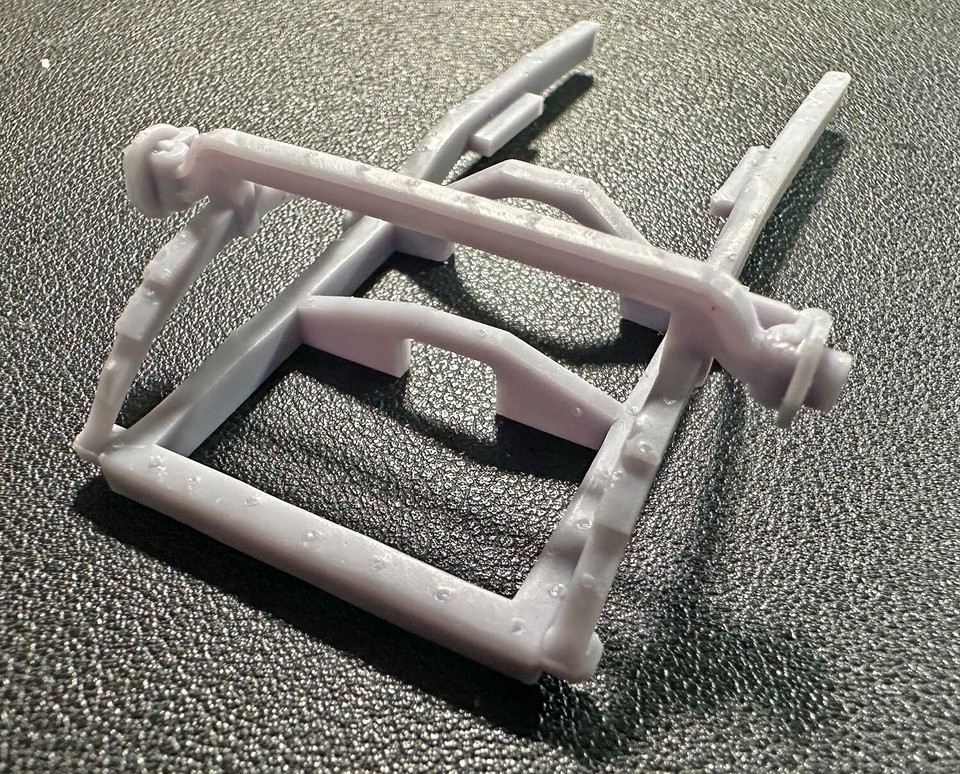 GASSER A/FX DRAG RACING FRONT FRAME AND SUSPENSION 3D PRINTED 1/25 - 1/ ...