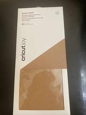Cricut Joy Smart Paper Sticker Cardstock 5.5"x12” 4 Sheets | eBay